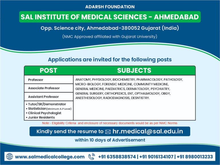 Careers – Sal Medical College